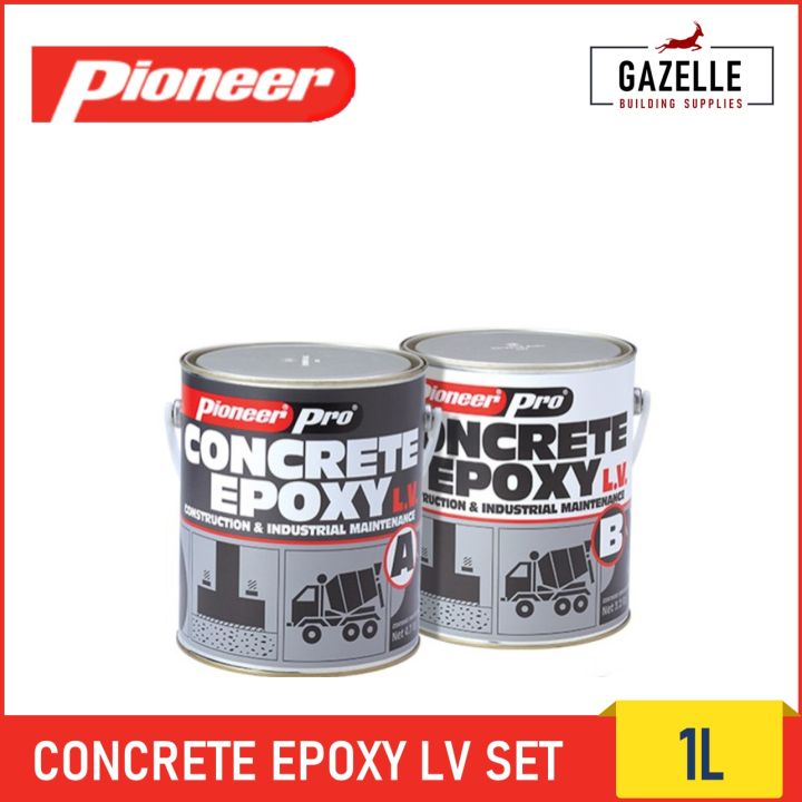 Pioneer Pro Concrete Epoxy L.V. Low Viscosity Set - 1L | Lazada PH