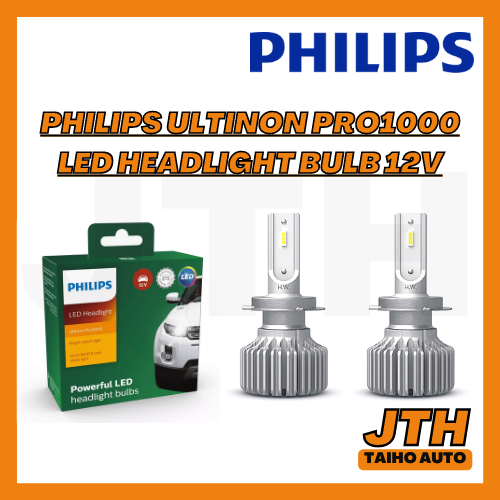 TAIHOAUTO Philips Ultinon Pro1000 Led Healamp Bulb 12V H1 H3 H4 H7 H11 ...