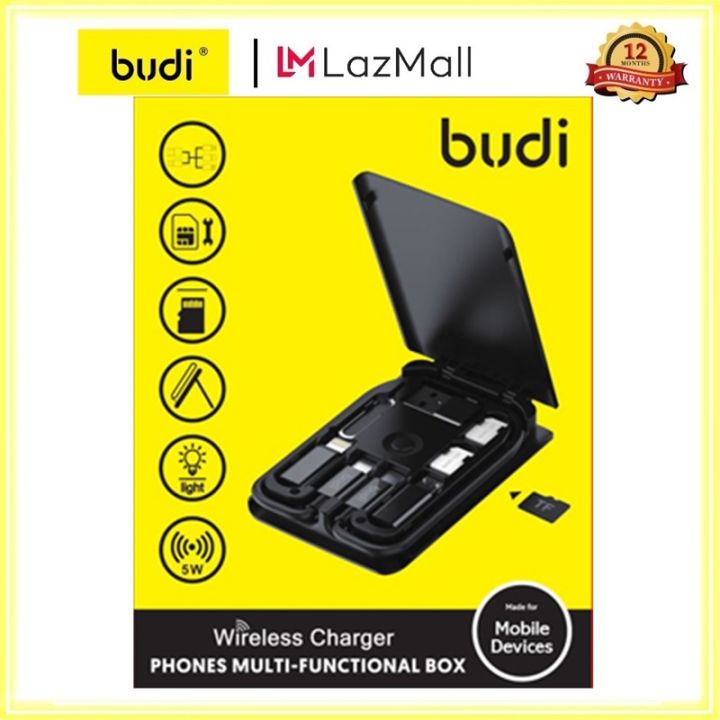 Budi 6 in 1 Multifunctional box 10W with SIM KIT Memory Reader Phone ...