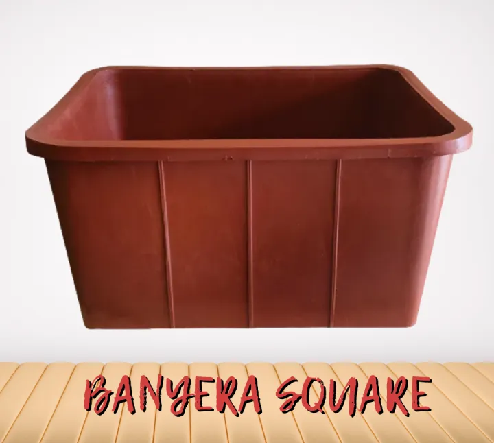 BANYERA SQUARE/RECTANGLE - Unbreakable Rubberized Plastic Basin Fish ...