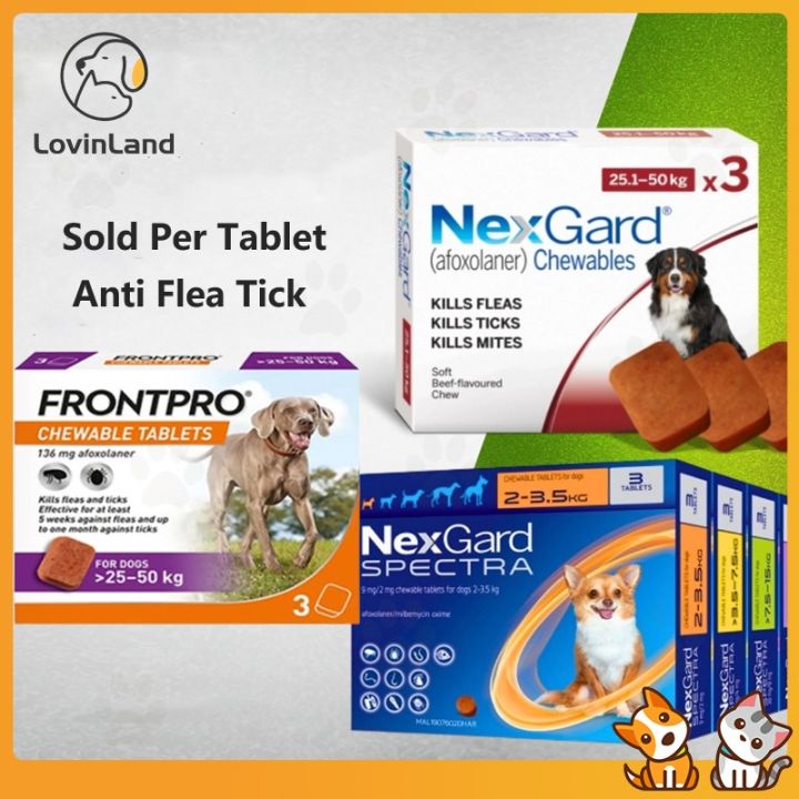 Nexgard and Nexgard Spectra Anti Tick & Flea Chewable Tablet for ...