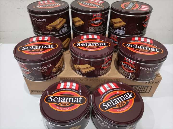 WAFER SELAMAT KEMASAN KALENG ISI 200 GR | Lazada Indonesia