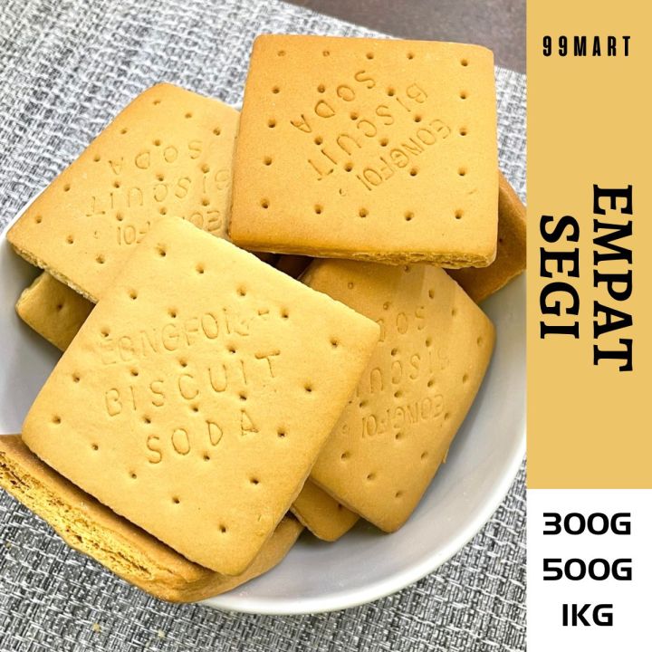 [ Biskut Timbang ] - Biskut Empat Segi- 300g / 500g / 1kg - Biscuit ...