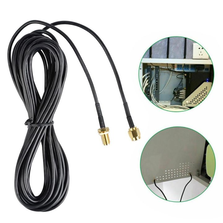 YFTOOLS Long lasting Wireless Aerial Coaxial Extension Cord for Wi Fi ...
