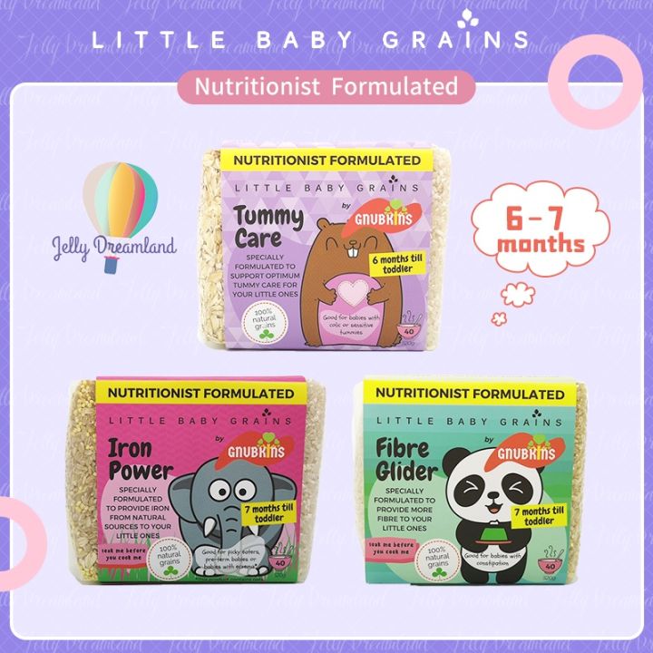 LITTLE BABY GRAINS - Nutritionist Formulated Baby Rice 520g | Lazada