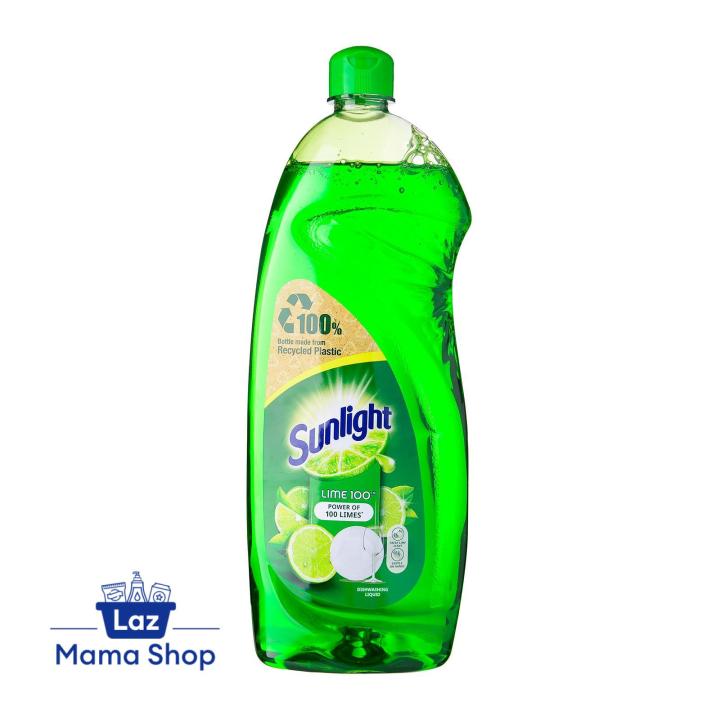 Sunlight Power Of 100 Limes Dishwashing Liquid With Real Lime Extract ...