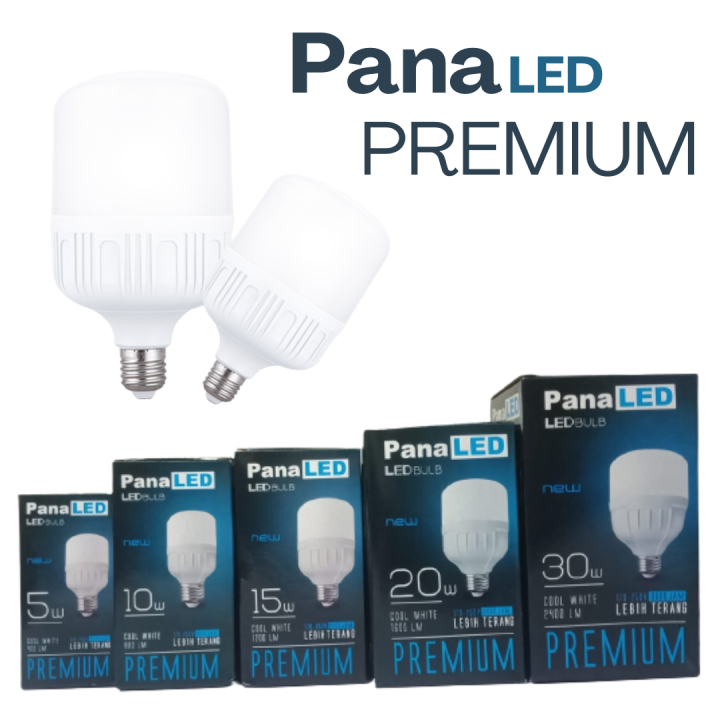 LAMPU LED PANALED BULB New Premium 5W 10W 15 W 20W 30W 40W | Lazada ...