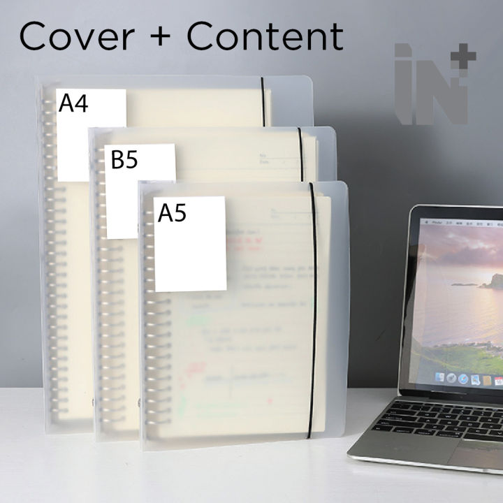 Loose Leaf Refillable Binder Notebook A4 B5 A5 A6 Content Cover Grid ...