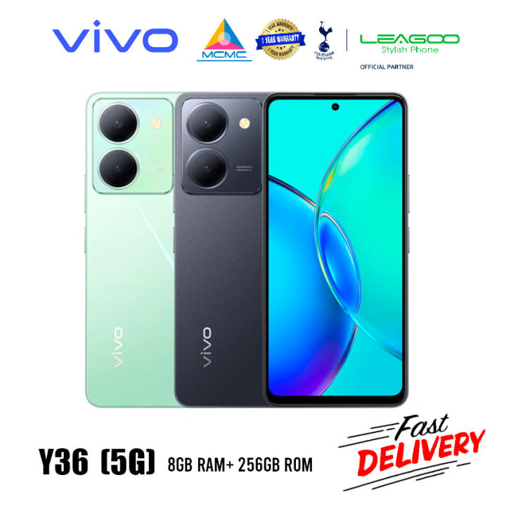Vivo Y36 5G (8GB+8GB Extended RAM + 256GB ROM) 6.64" FHD+, Dimensity 6020, 50MP + 2MP Maim ...
