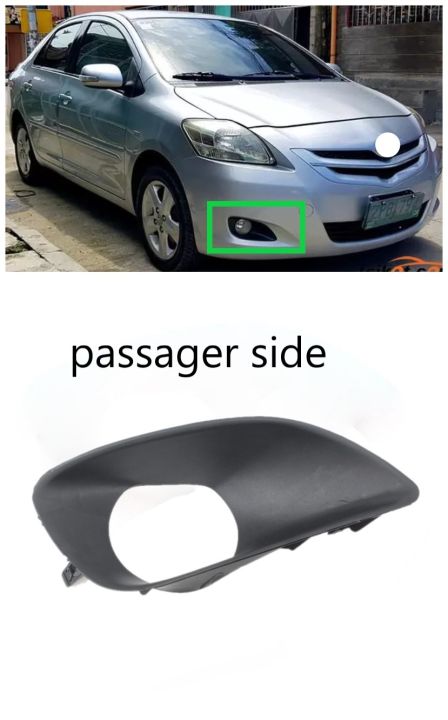 passager side（right）fog lamp cover fog light cover front bumper cover for TOYOTA VIOS gen2 2008 ...