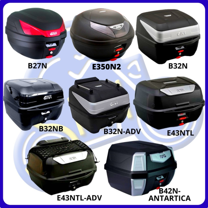 GIVI BOX ORIGINAL ALL MODEL MOTORCYCLE B32N , B32N-ADV , B32NB , E43NTL ...