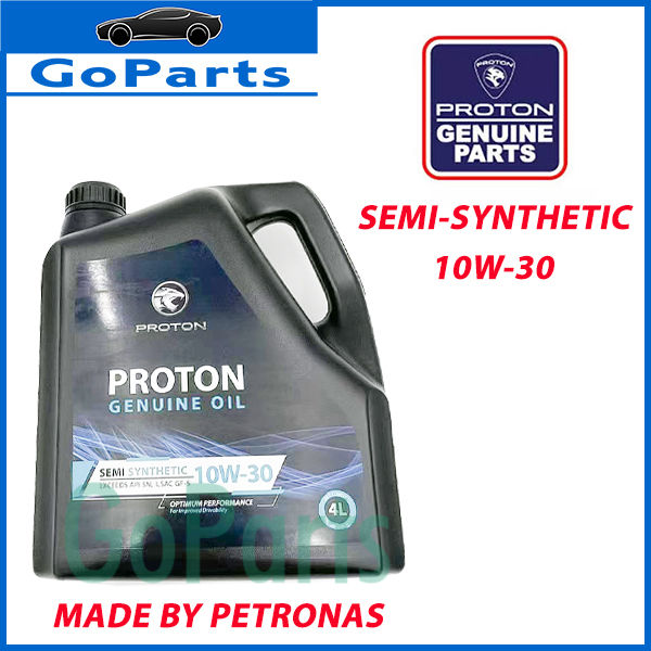 Pronton Engine Oil Semi Synthetic 10W-30 (4L) Make by Petronas | Lazada