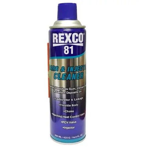 REXCO 81 INJECTOR CLEANER 500ML - REXCO 81 CARBURATOR CLEANER 500 ML ...