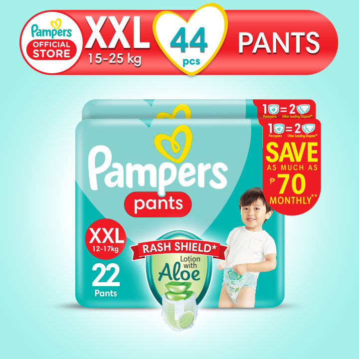 Pampers Baby Dry Pants Diapers XXXL 22s x 2 packs (44 pcs) | Lazada PH