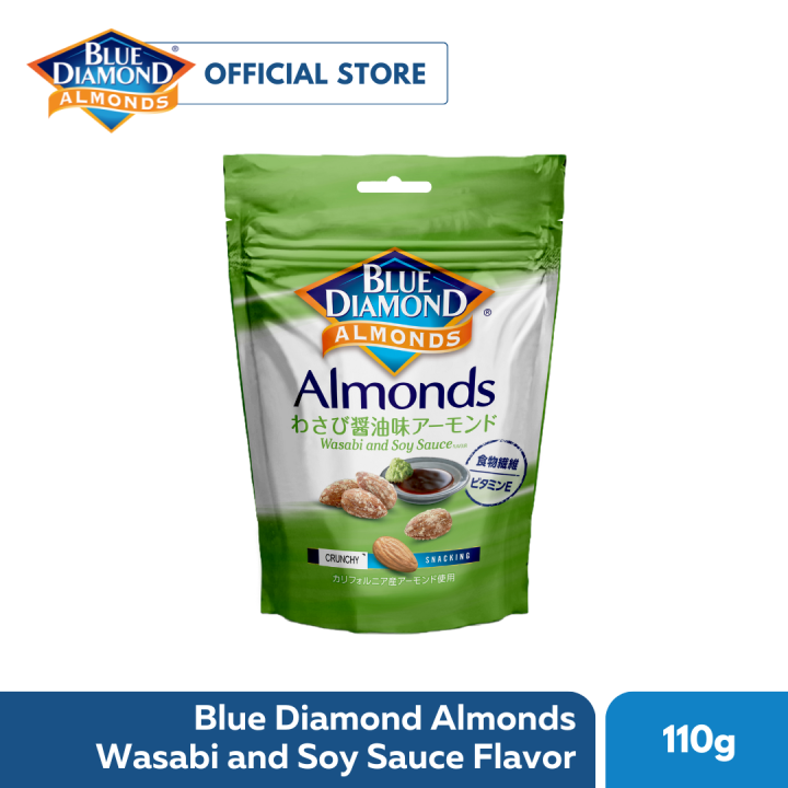 Blue Diamond Almonds Wasabi and Soy Sauce Flavor 110g | Lazada PH
