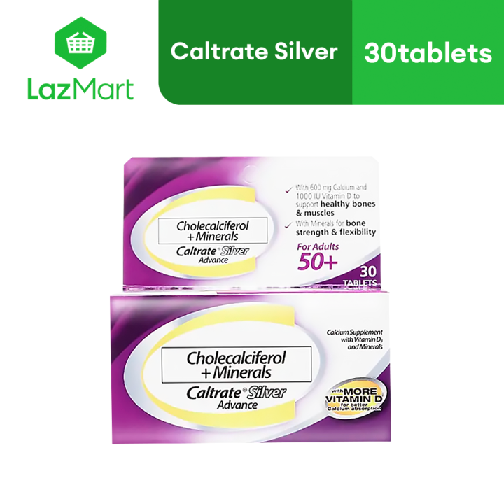 Caltrate Silver Advance Box of 30 Tablets | Lazada PH