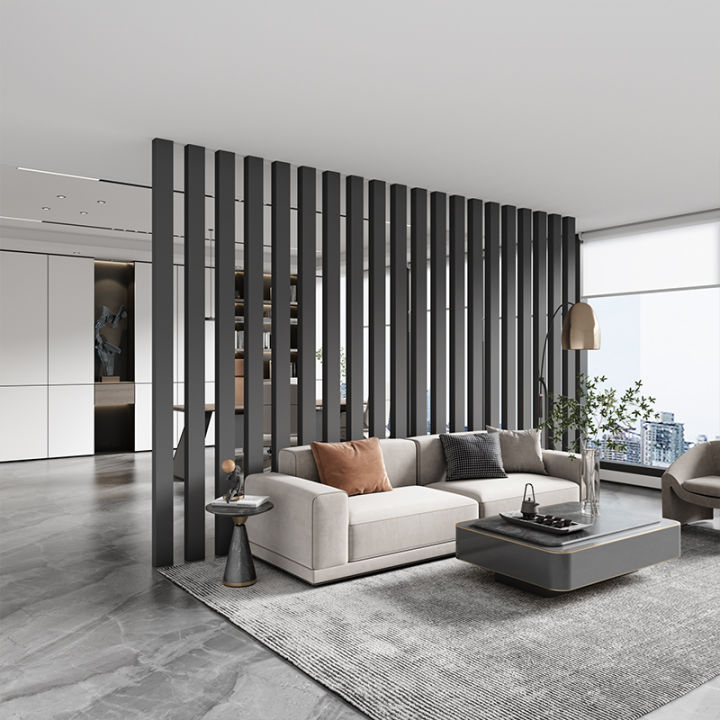 Modern minimalist indoor living room porch restaurant solid wood ...