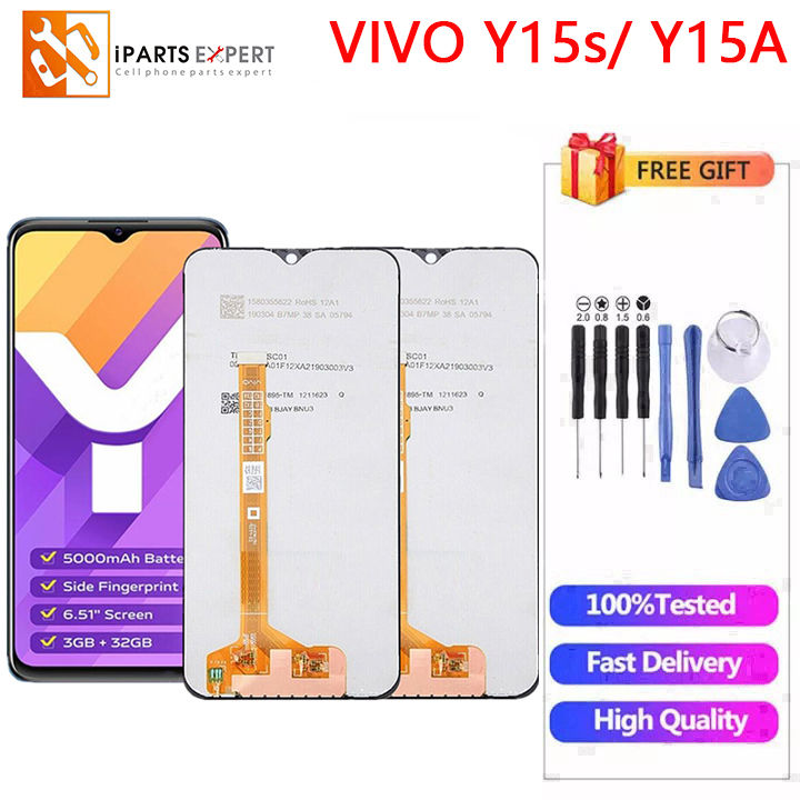 IPARTSEXPERT Original LCD For Vivo Y15S Y15A V2134 2021 V2120 LCD ...