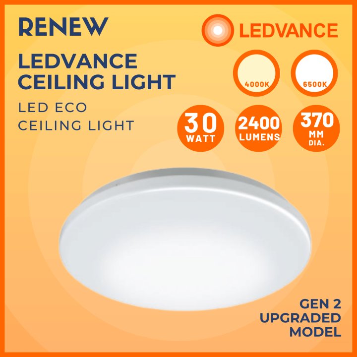 LEDVANCE OSRAM Ceiling Light ECO LED Surface Mounted Downlight 15 Inch ...