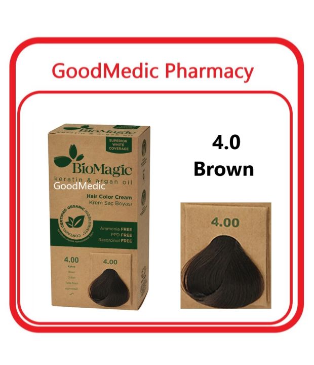 BioMagic Organic Hair Colour Cream (Bio-Magic Imported from Turkey ...