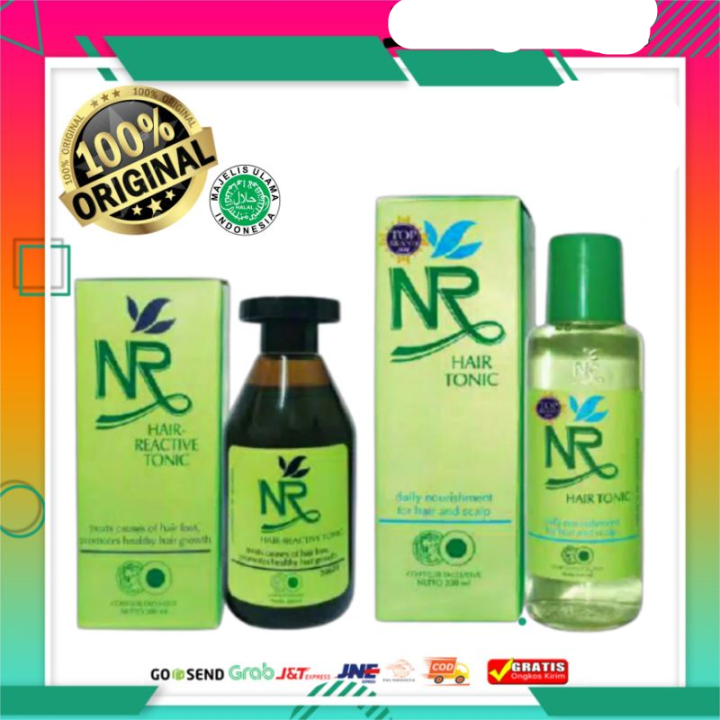 NR Hair Tonic Reactive Tonik 200ml / Penyubur Rambut Anti Rontok 50ml ...