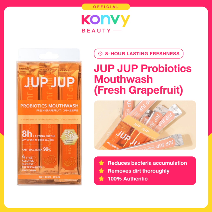 JUP JUP Probiotics Mouthwash Fresh Grapefruit (Long-Lasting Fresh ...