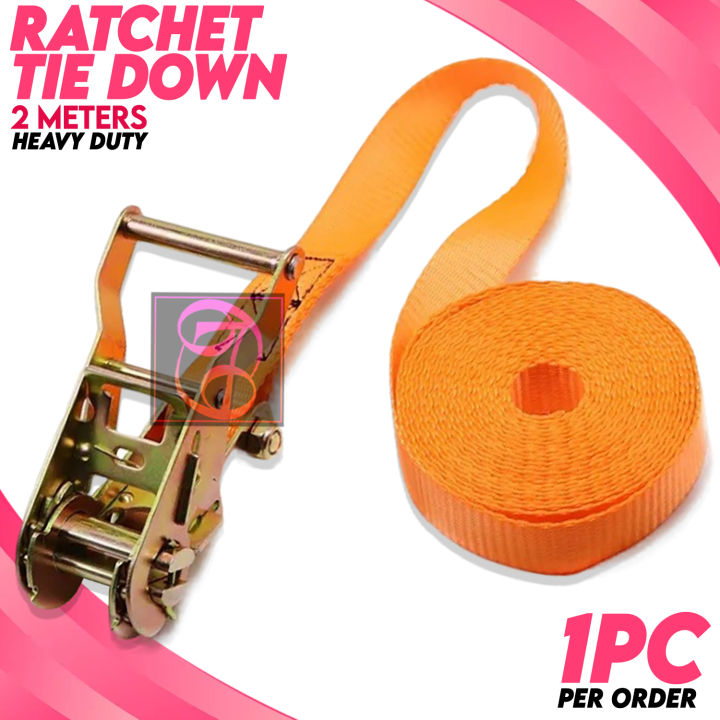Adjustable Ratchet Tie Down Cargo Lashing Belt Cargo Straps Luggage ...