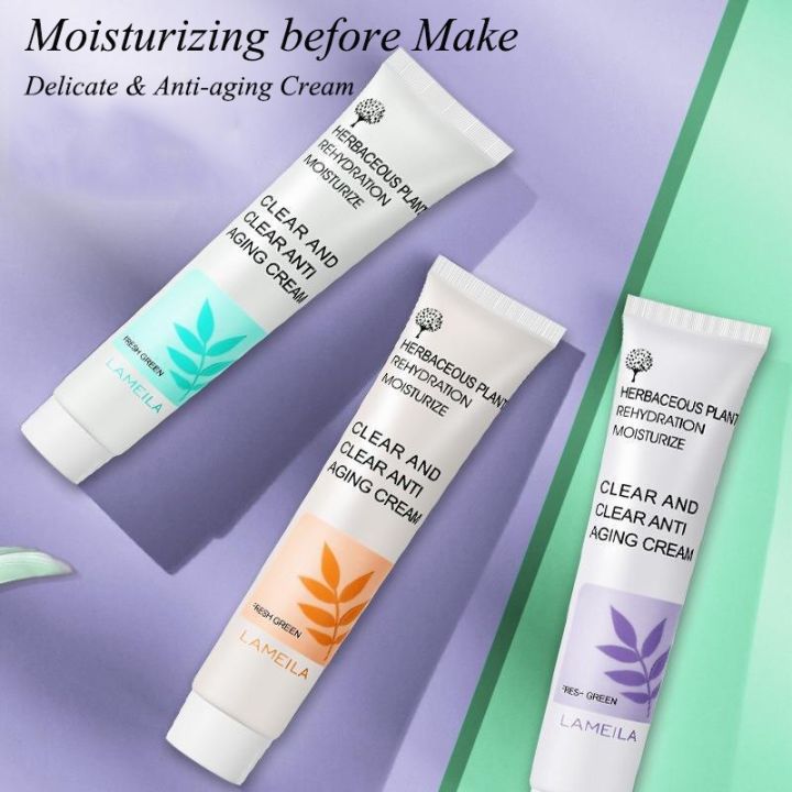 3 Colors Primer Makeup Base Blur Pore Color Corrector Moisturizing ...