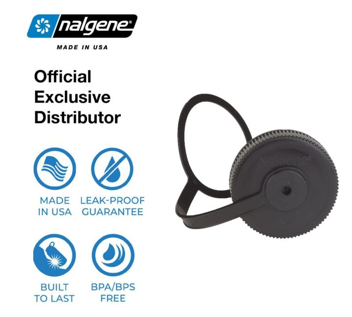 Nalgene 63mm Loop-Top Cap (Fits 32oz & 48oz Wide Mouth Water Bottle ...