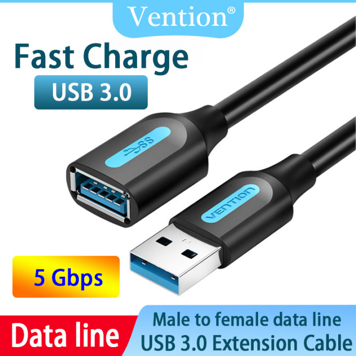 Vention USB 3.0 Extension Cable USB A Male To Female 5Gbps Fast Data ...