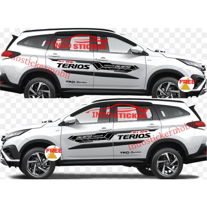 STICKER STIKER MOBIL ALL NEW TERIOS STICKER LIST STRIPE MOBIL DAIHATSU ...