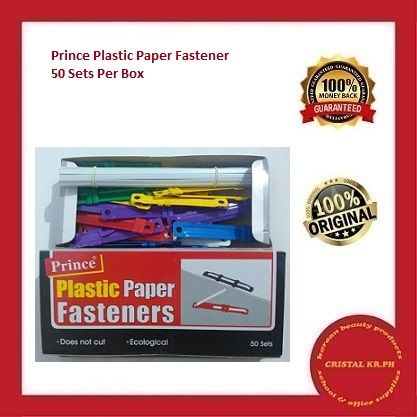 Paper Fastener Plastic Prince 50sets | Lazada PH