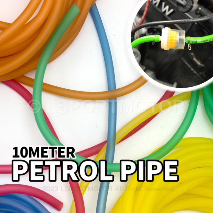10METER 🌈 COLOUR PETROL PIPE (10METER) MOTORCYCLE UNIVERSAL MOTORBIKE ...