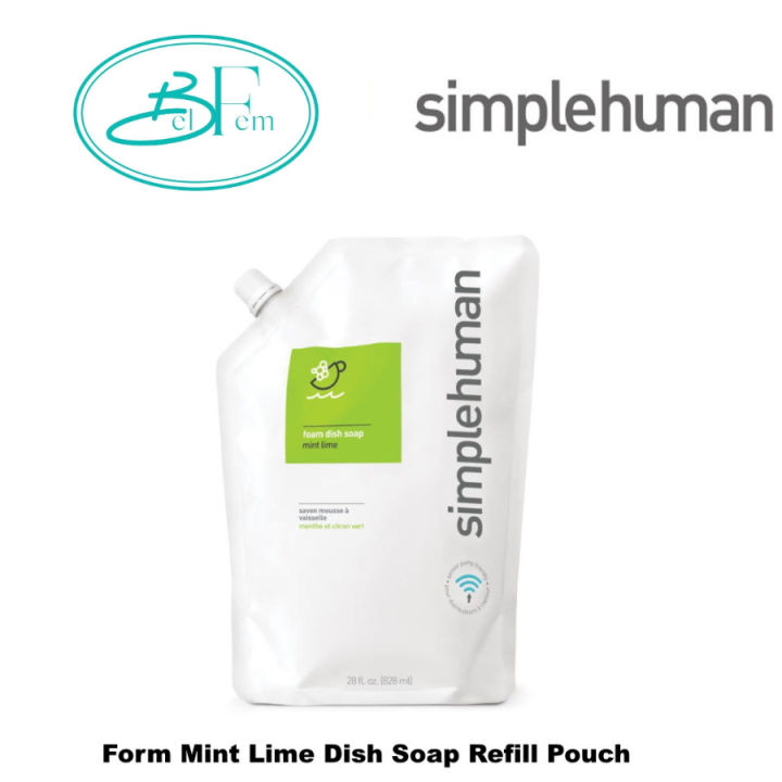 simplehuman Mint Lime Foam Dish Soap Refill Pouch (828ml) | Lazada Singapore