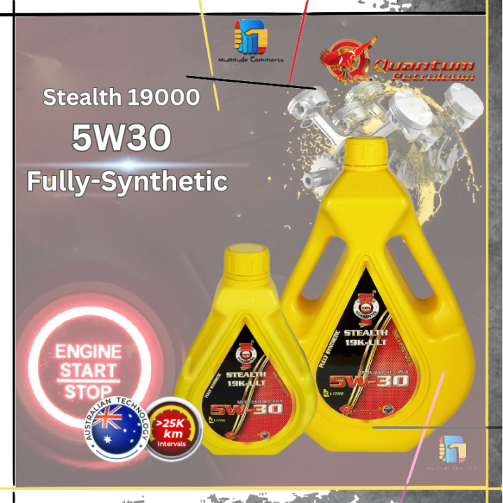 Quantum Petroleum Stealth 19000 Ultimate 5W30 Fully Synthetic Car ...
