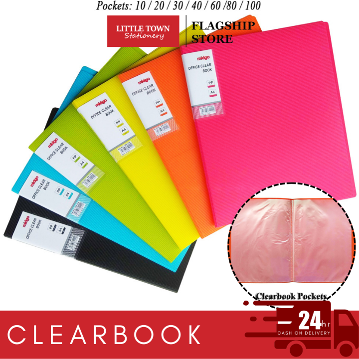 MG Non Refillable Pocket Clear Book/Display Book Size FC/Long | Lazada PH