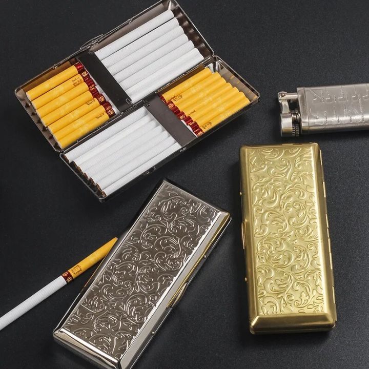 【Fast and Reliable Shipping】 10-14pcs Cigarettes Case Female Embossed ...