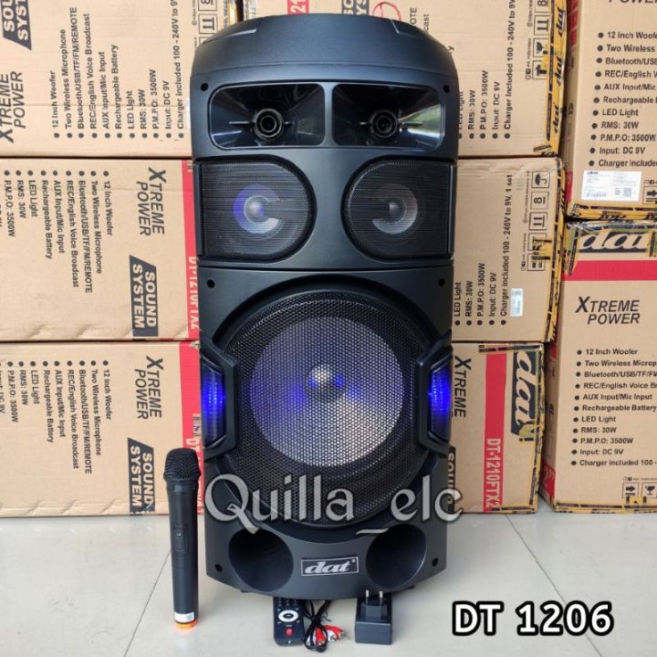 Speaker Portable DAT DT 1206 12 inch | Lazada Indonesia