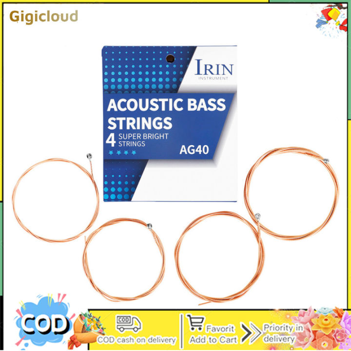 Bass Strings Instrument Replacement Hexagonal High Carbon Steel Core ...