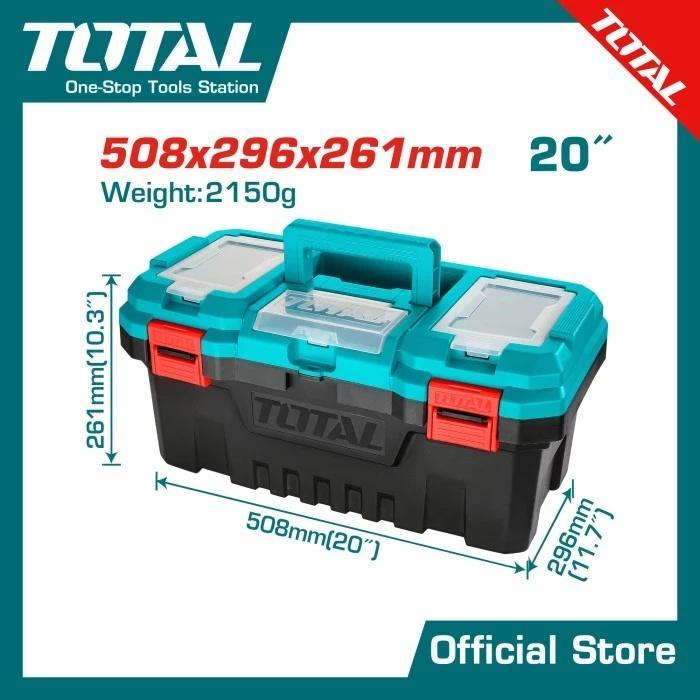 TOTAL Industrial Plastic tool box 20" TPBX0201 | Lazada PH