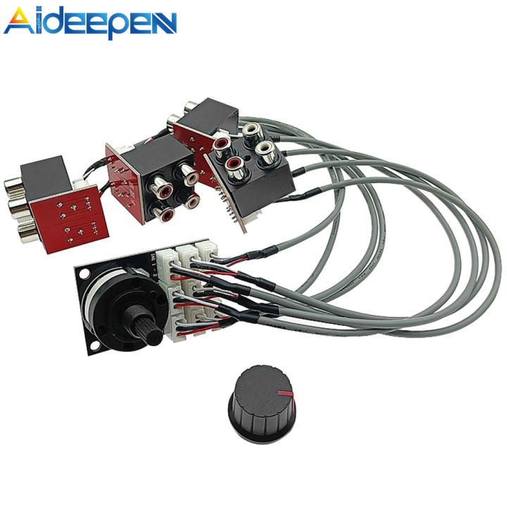 Aideepen DIY Switching Board 3 Way Signal Selector Amplifier Relay ...