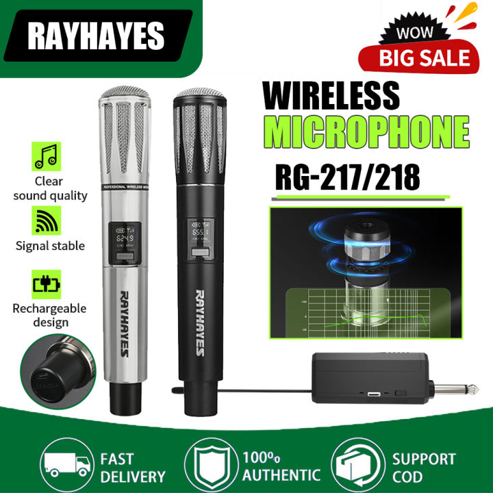 RAYHYAES RG-227 original professional Microphone Wireless rechargeable ...
