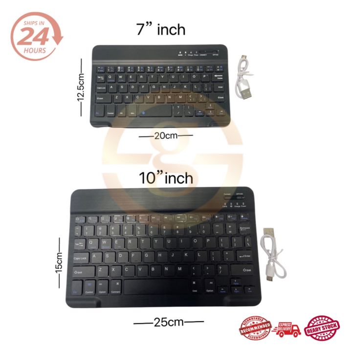 Bluetooth Keyboard Wireless Keyboard Rechargeable Portable Bluetooth ...