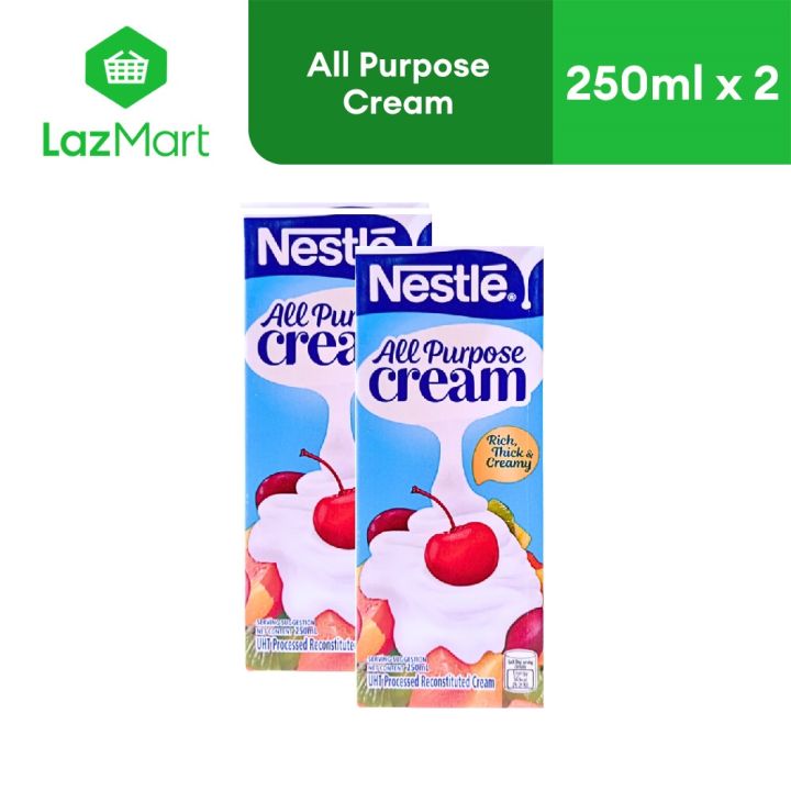 Nestle Cream All Purpose Cream 250ml - Pack of 2 or 4 | Lazada PH