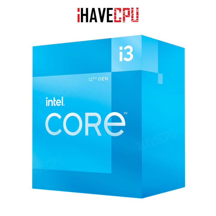 iHAVECPU CPU (ซีพียู) INTEL 1700 CORE I3-12100F 3.3GHz 4C 8T | Lazada.co.th