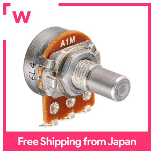 Alpha Electronics 16mm Pot Variable Resistor Effects Parts A-Curve 1M ...