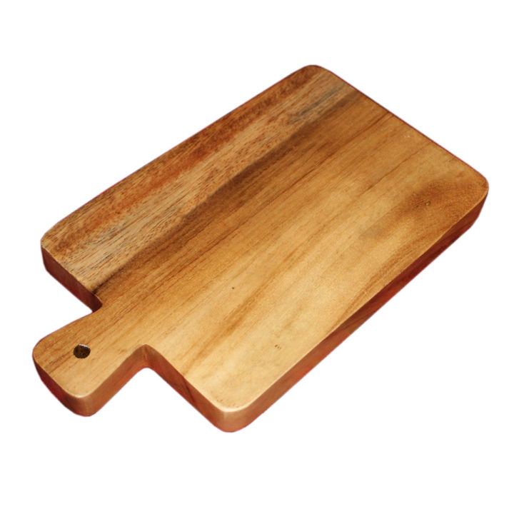SANDERWOOD Rectangular Wooden Chopping Board w/ Handle 1x7x12 Inches ...