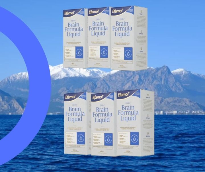 (Value bundle of 6) Efamol Efalex Brain Formula Liquid 150ml, Lemon ...