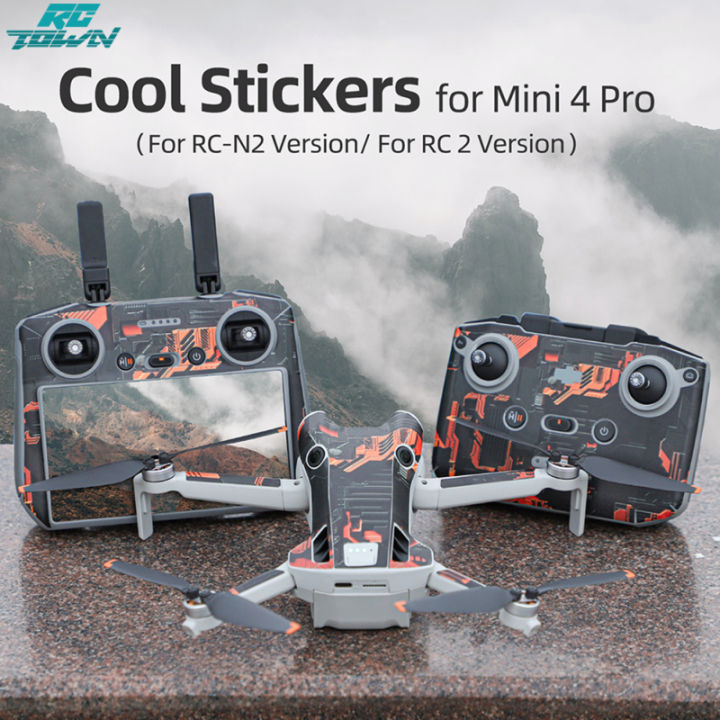 Drone Decal Easy Paste PVC Skin Decorative Stickers Set Compatible For ...