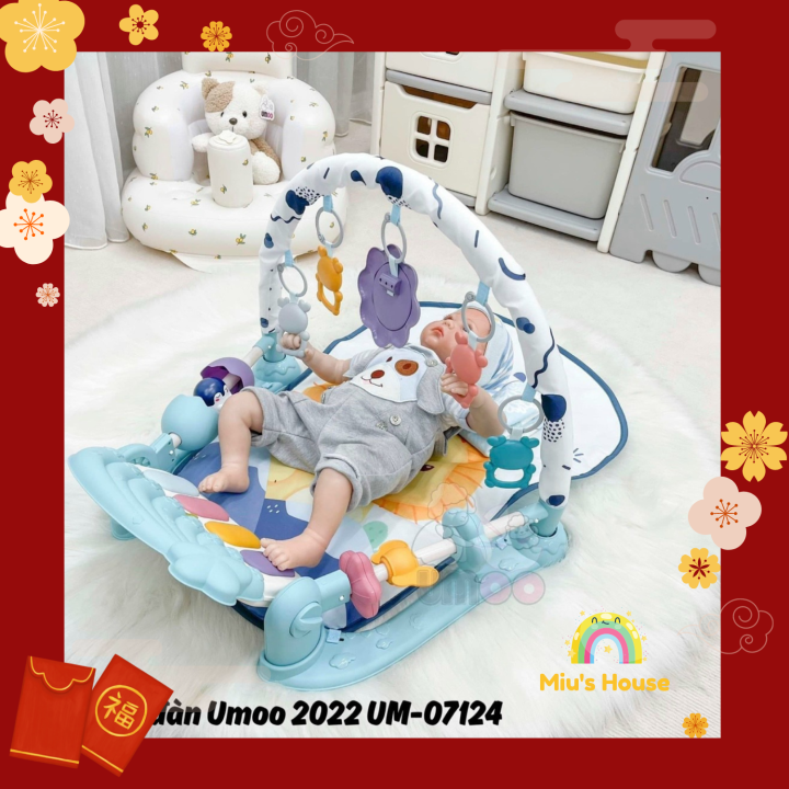 Thảm đàn umoo UM-07124 cao cấp, Thảm nằm chơi có nhạc cho bé (Nhựa ...
